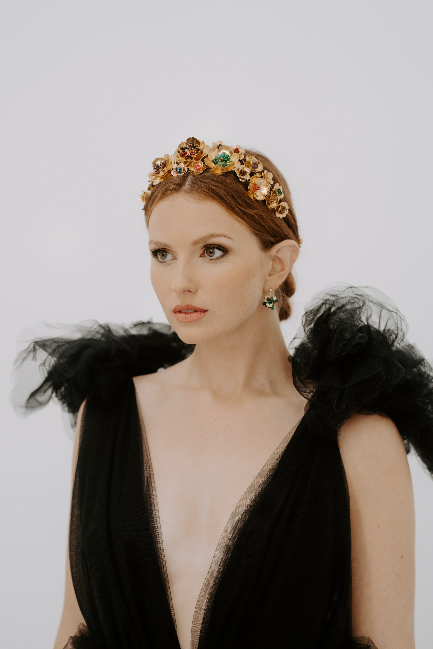 Bloom Headdress - Bridal and Occasionwear Headpiece, Swarovski Crystals ...