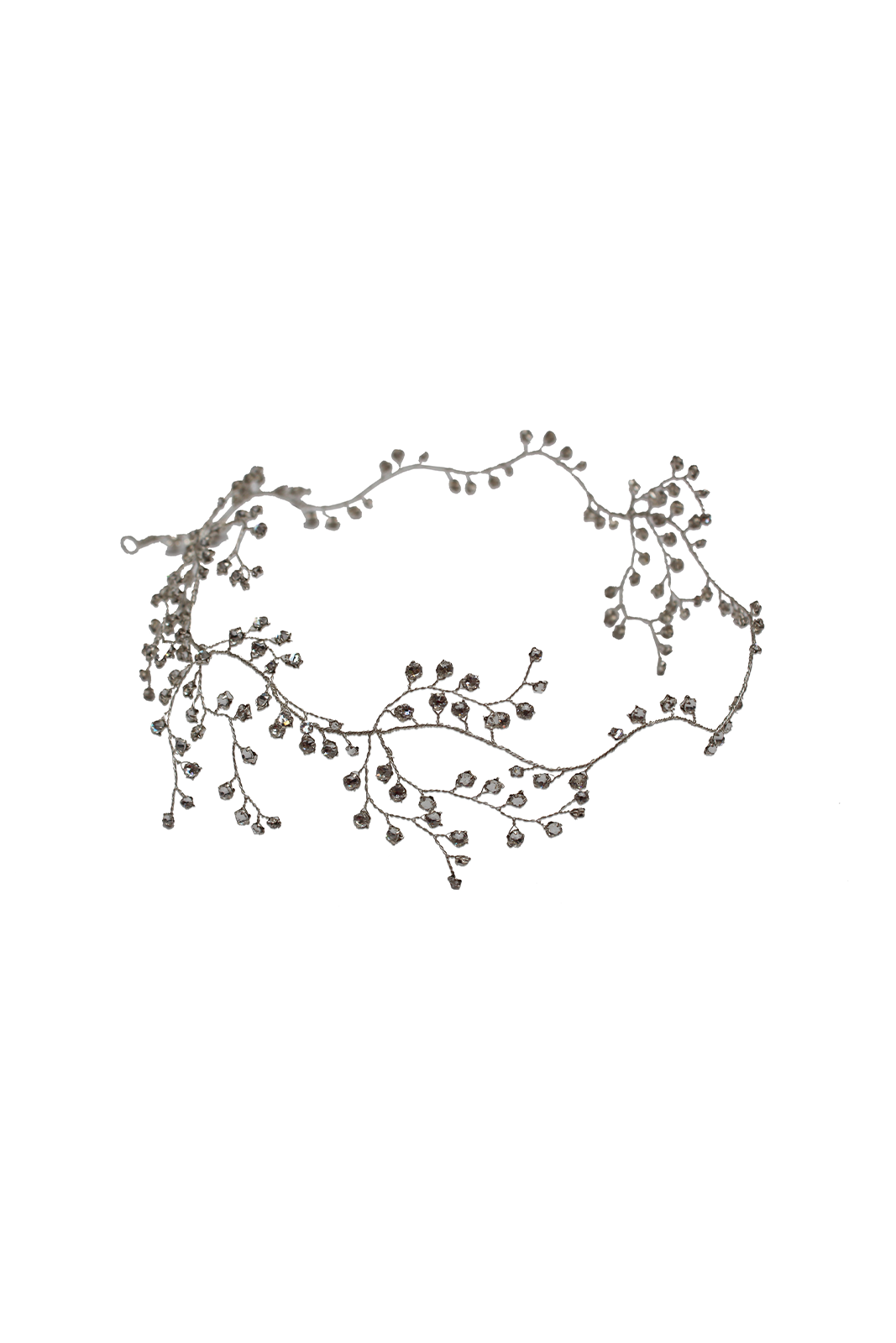 Dewdrop Garland Organic Swarovski Crystal Headpiece Hermione Harbutt dewdrop-garland-organic-swarovski-crystal-headpiece-hermione-harbutt